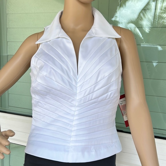 JS Collections | Jackets & Coats | Nwt White Petite Js Collection Top ...